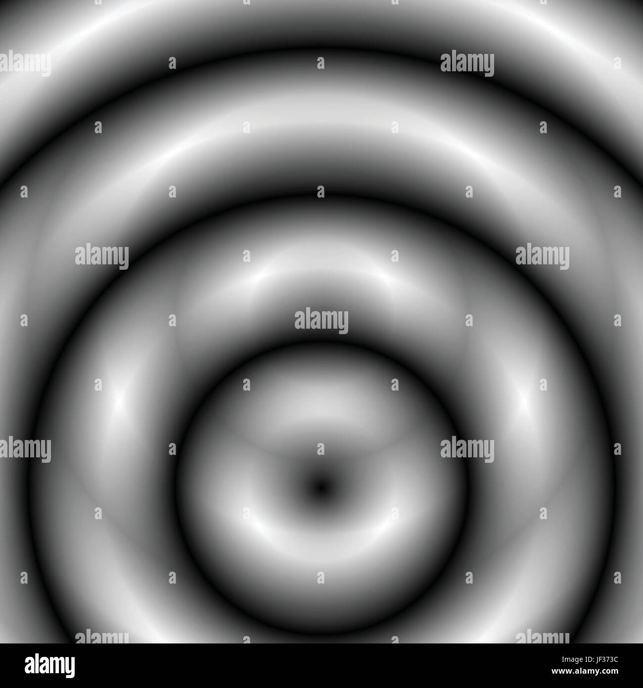 Circular pattern with concentric circles. Faded overlapping circle ...