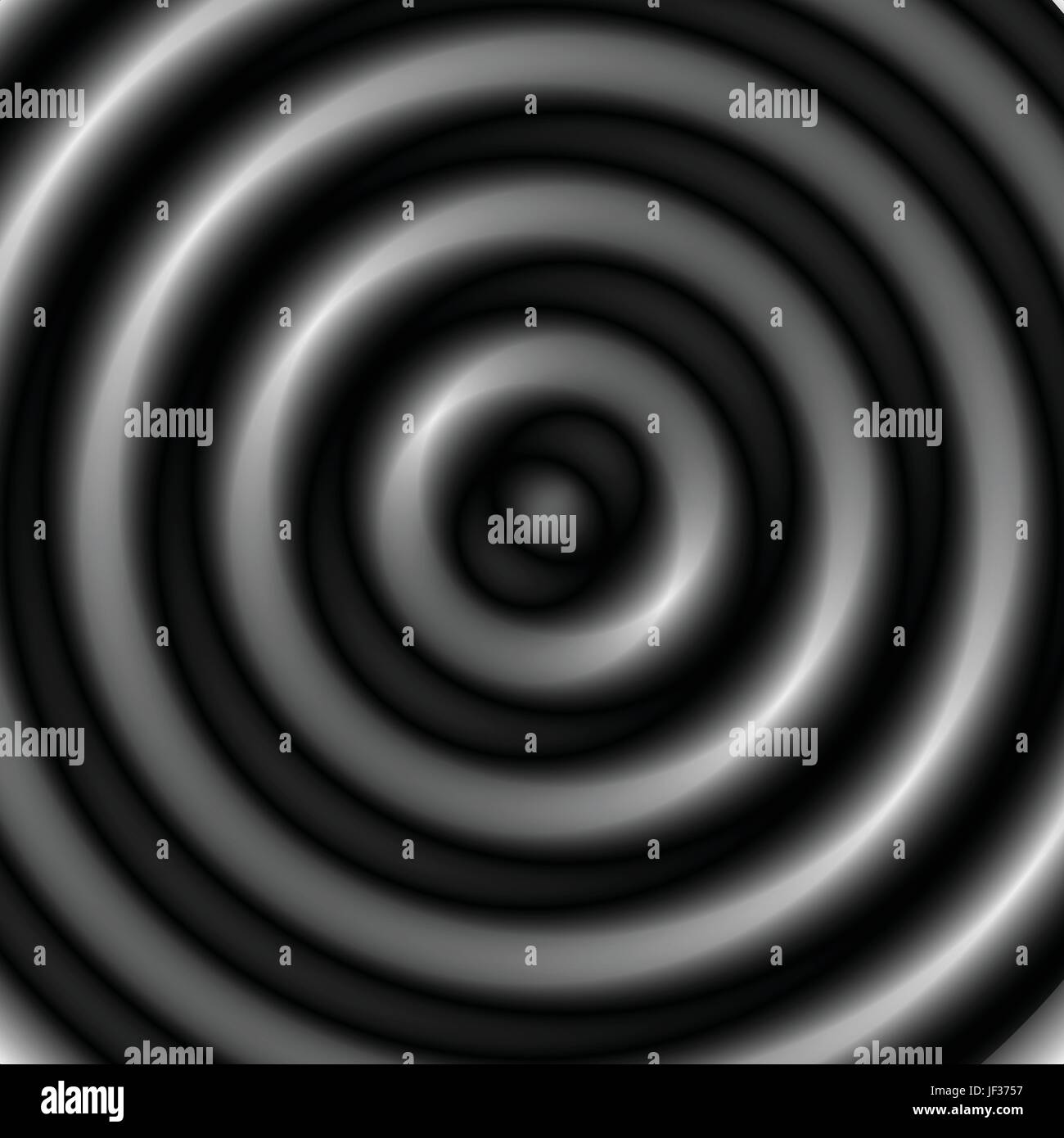 Circular pattern with concentric circles. Faded overlapping circle ...