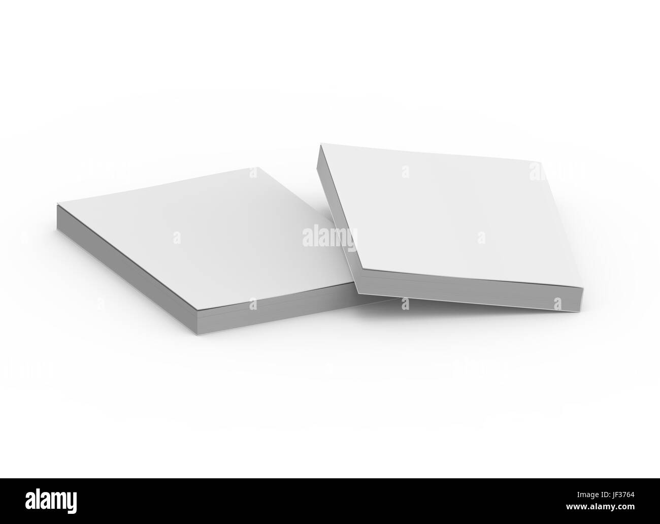 two blank right tilt 3d rendering thick books, isolated white ... two blank right tilt 3d rendering thick books, isolated white ...