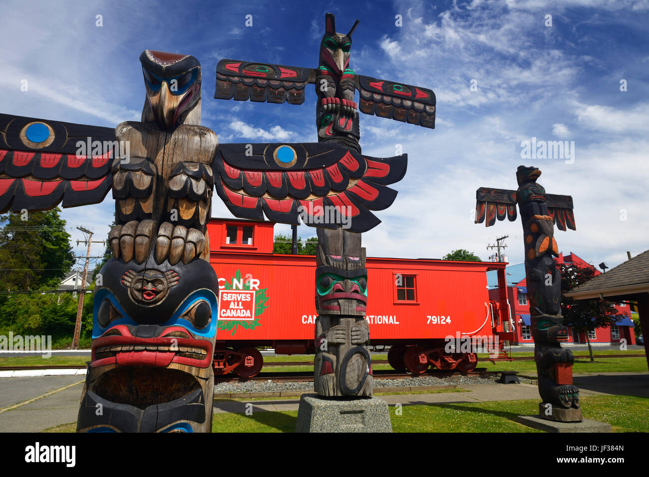 Totem Pole Totem Poles Duncan High Resolution Stock Photography and Images - Alamy