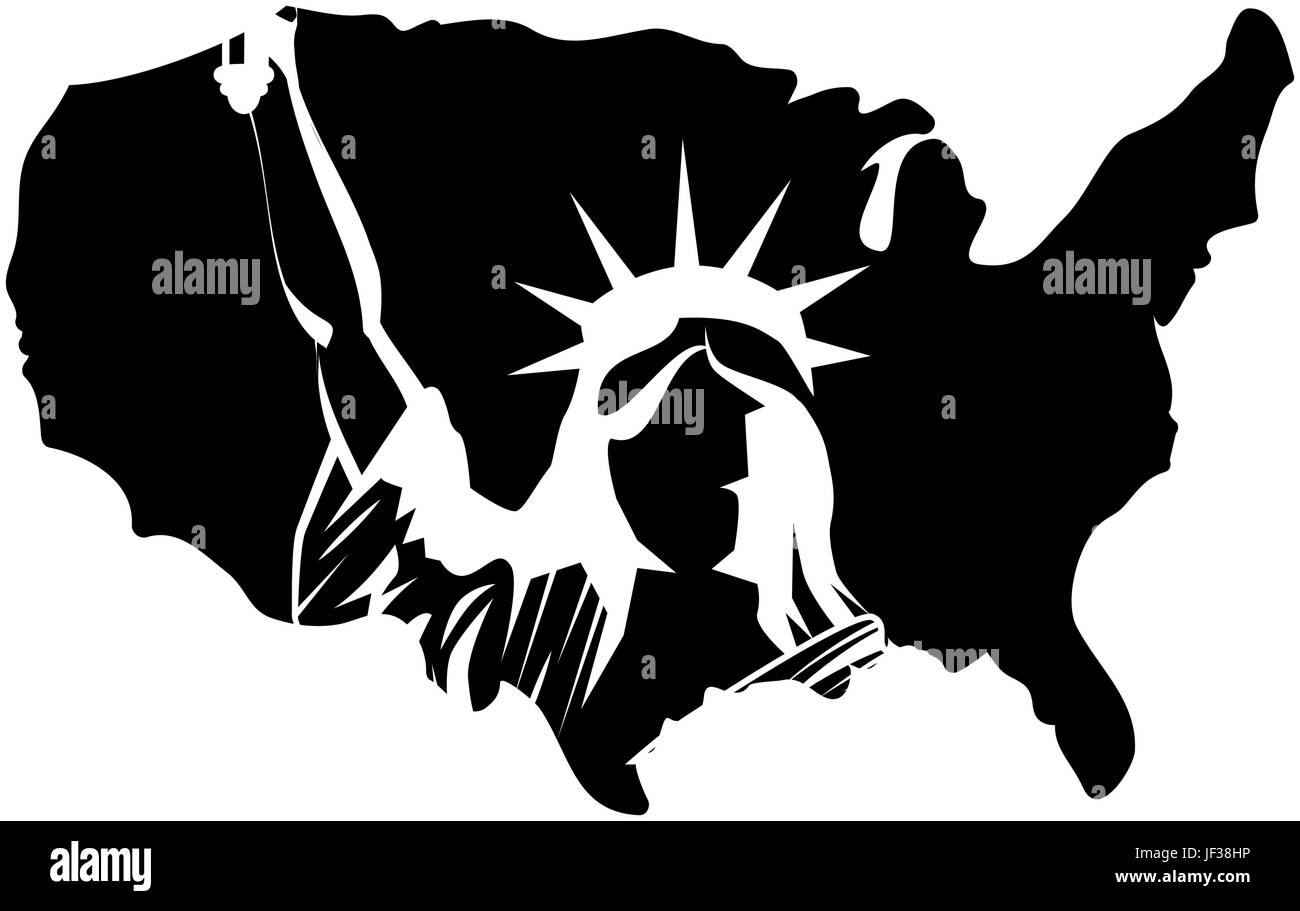 usa country map icon over white background vector illustration Stock ...