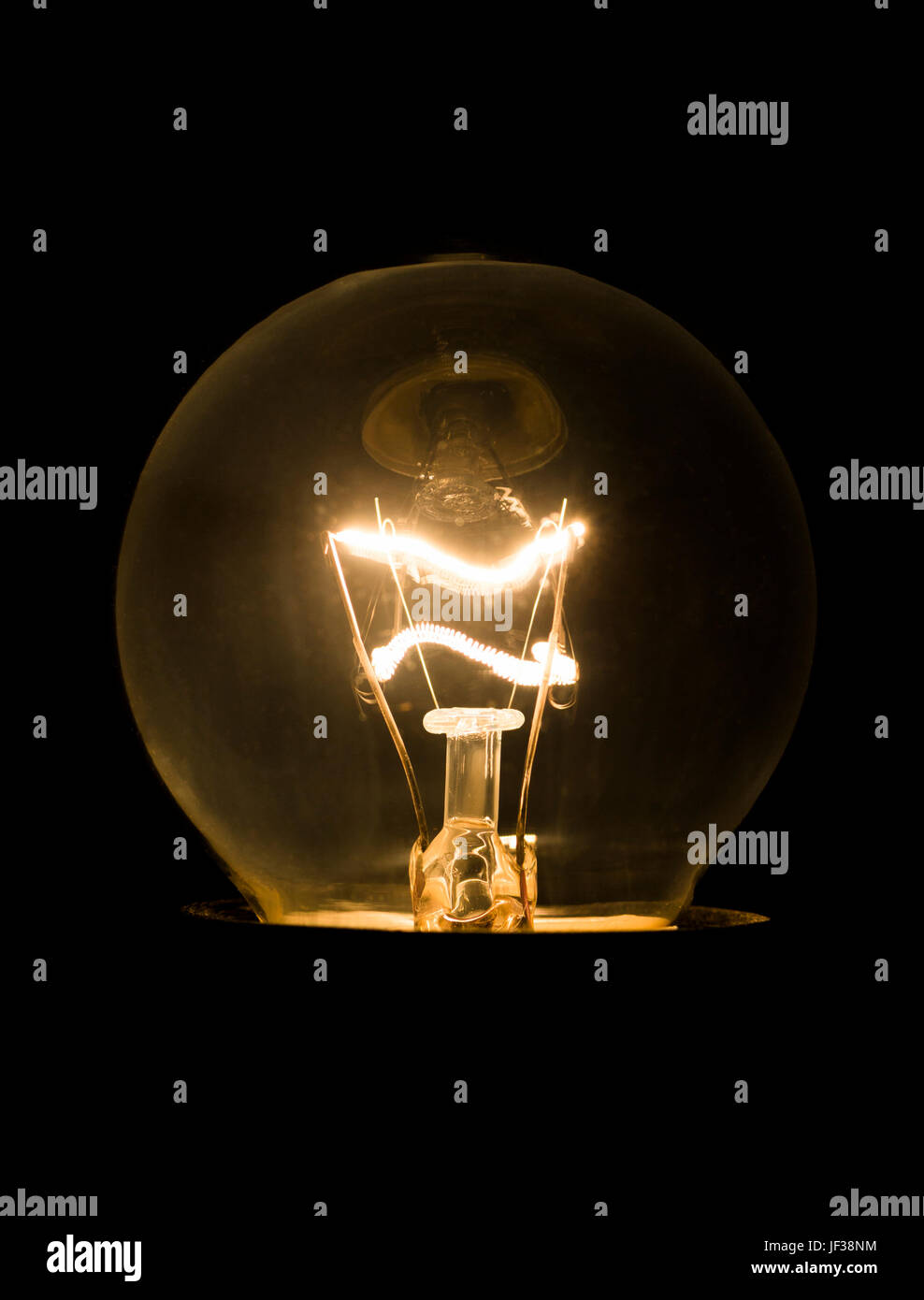 Old light bulb close-up on a dark background Stock Photo - Alamy