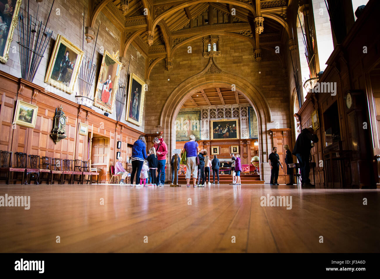 King's hall bamburgh castle hi-res stock photography and images - Alamy