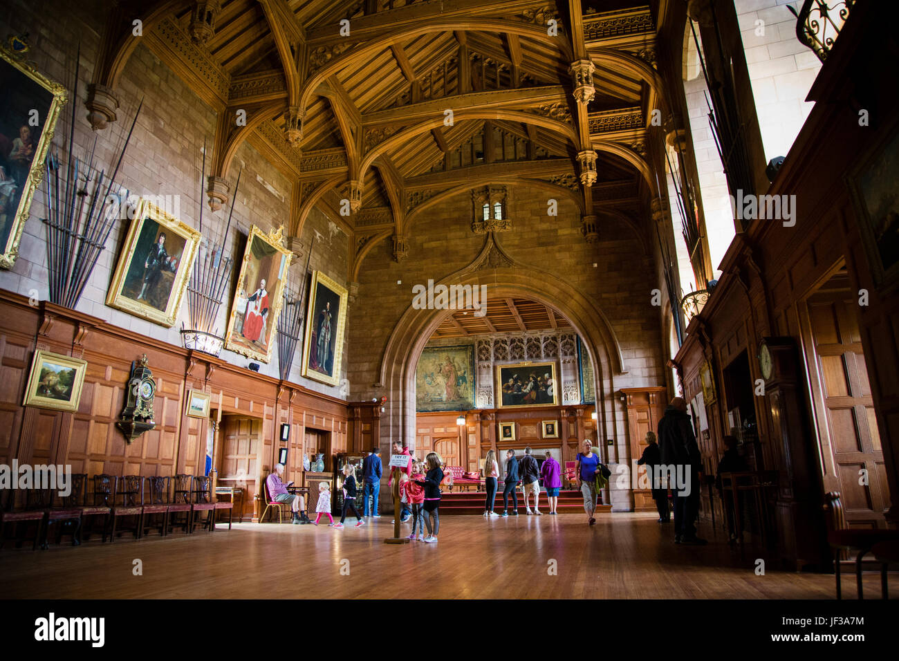 King's hall bamburgh castle hi-res stock photography and images - Alamy