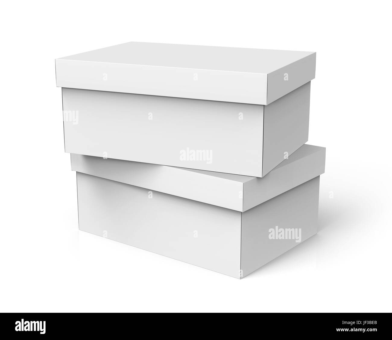 two stacking right tilt 3d rendering blank white paper closed boxes for ... two stacking right tilt 3d rendering blank white paper closed boxes for ...