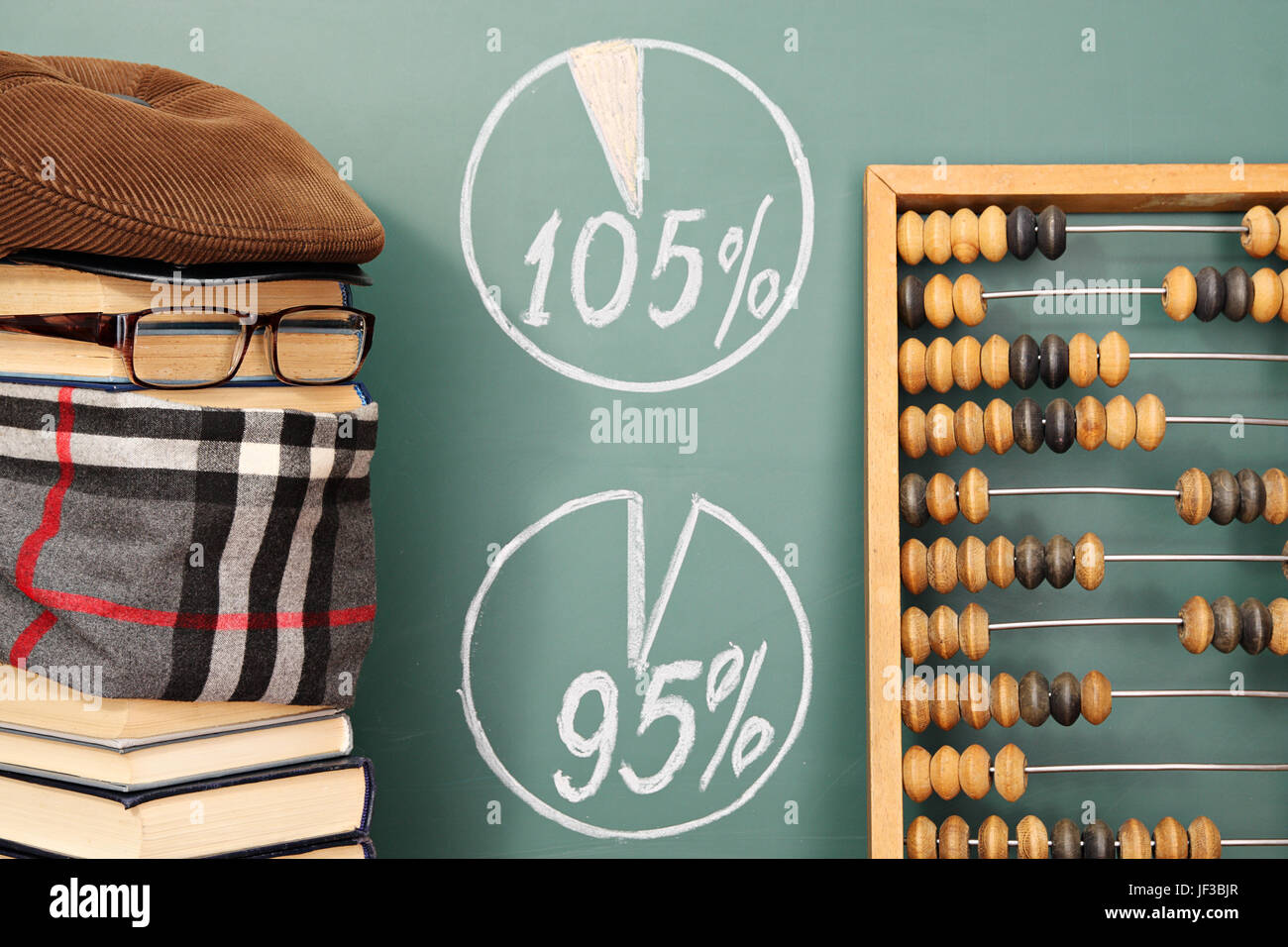 Unusual funny economic concept. Economist and diagrams showing success ...