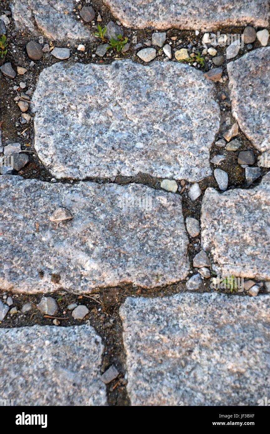 cobblestone floor with gray granite blocks Stock Photo - Alamy