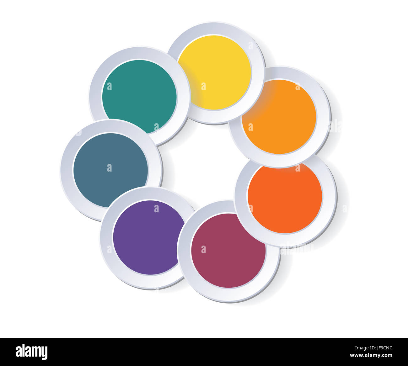 Business circle infographics template infographic hi-res stock ...