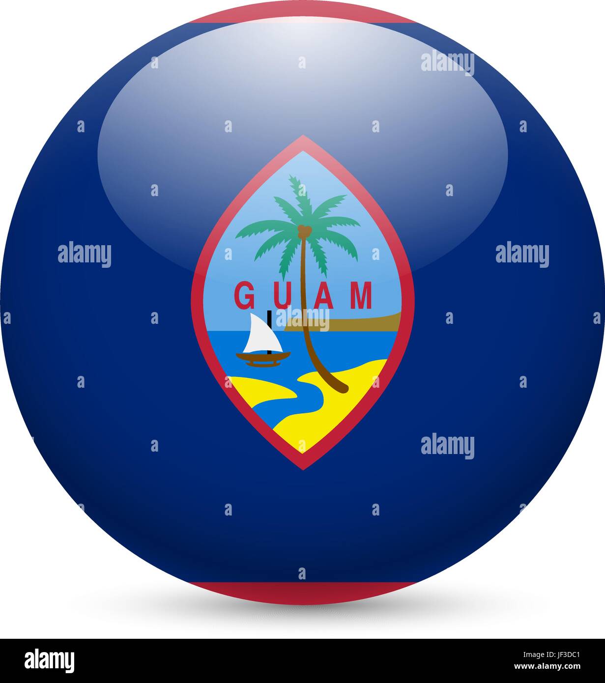 Guam seal flag hi-res stock photography and images - Alamy