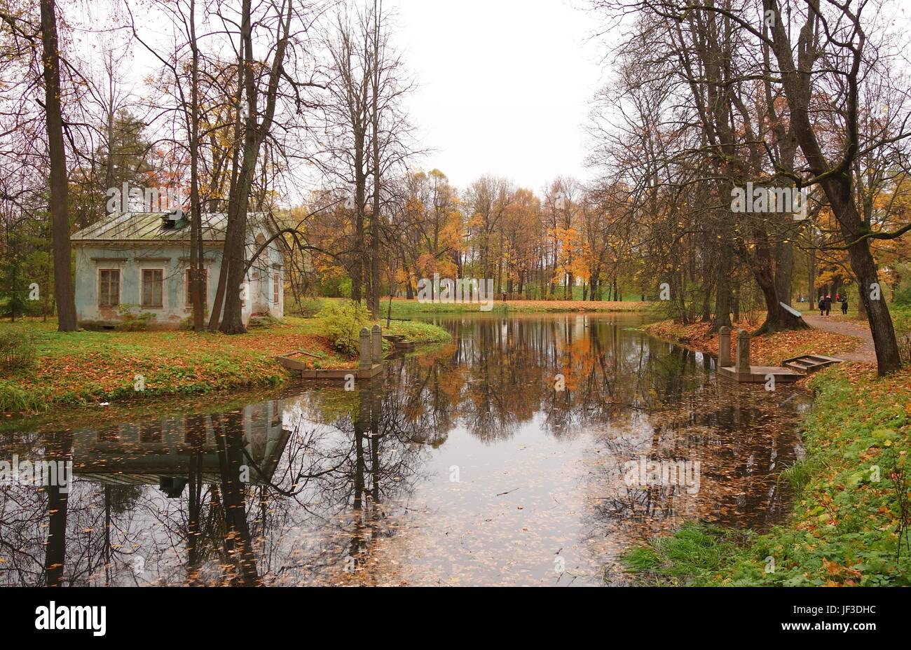 Sad autumn landscape Stock Photo - Alamy