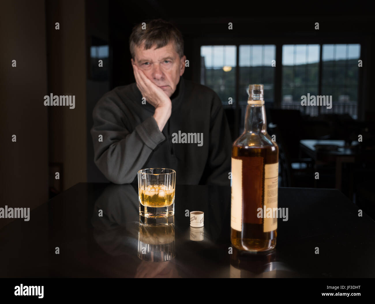 Depression man hi-res stock photography and images - Alamy