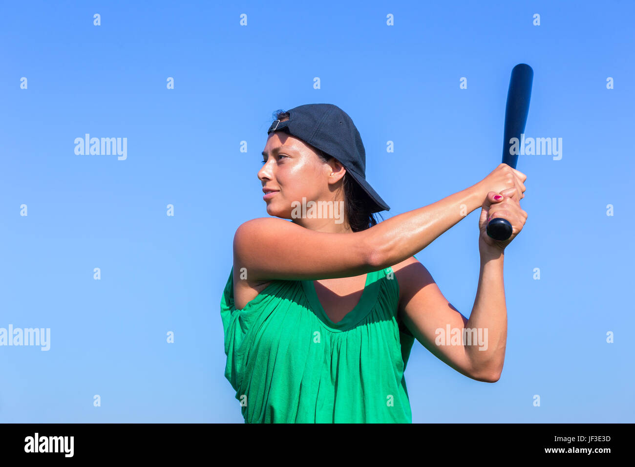 Bat women hi-res stock photography and images - Alamy