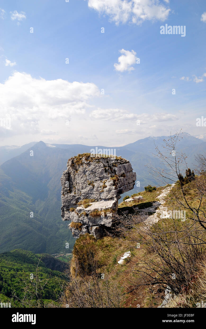 Italy. Venetian Pre-Alps, Altopiano dei Sette Comuni. The Altar Knotto ...