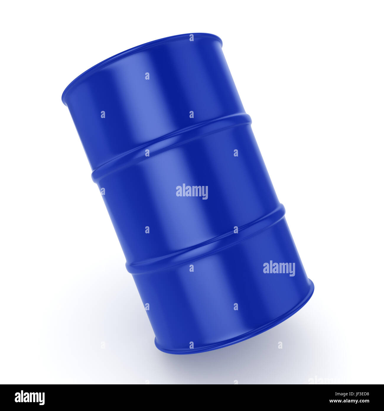 3D rendering blue barrel Stock Photo - Alamy