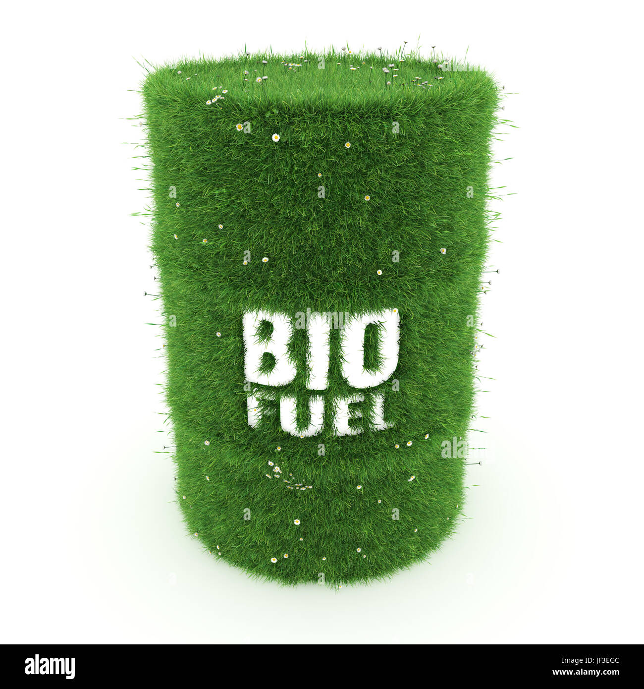 3D rendering barrel of biofuels Stock Photo - Alamy
