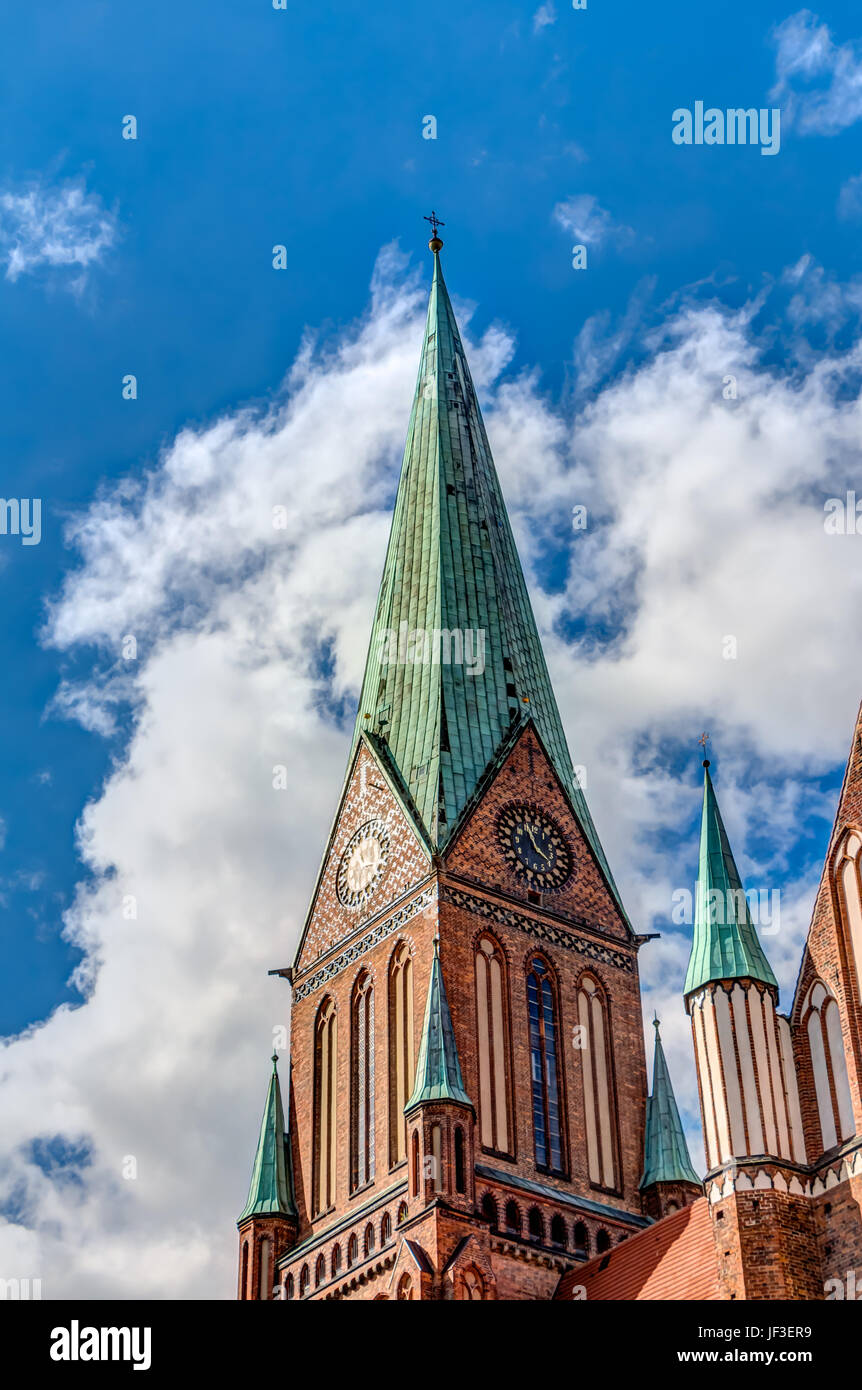Historic Schwerin Cathedral Stock Photo - Alamy