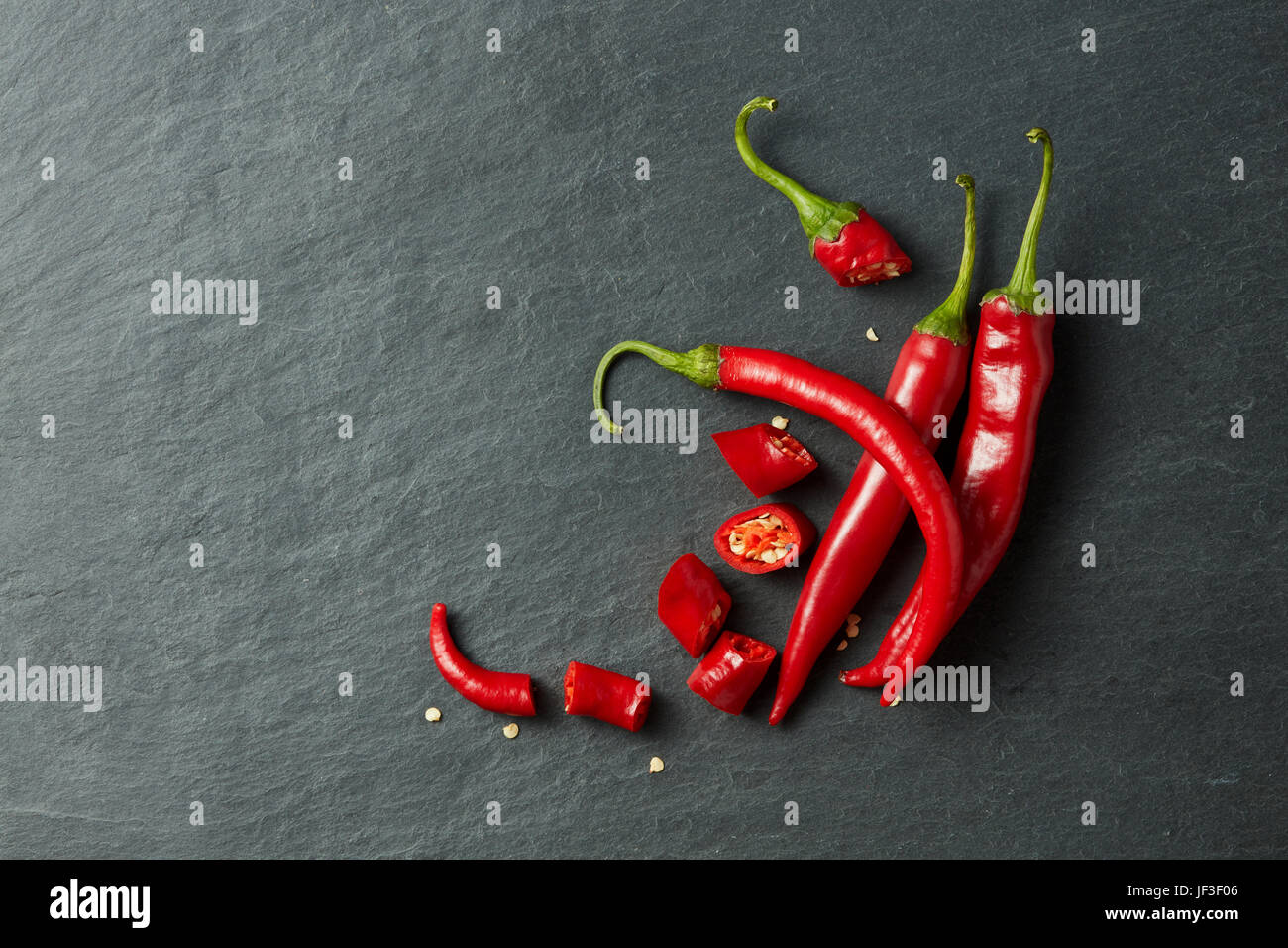 Red pepper seeds hi-res stock photography and images - Alamy