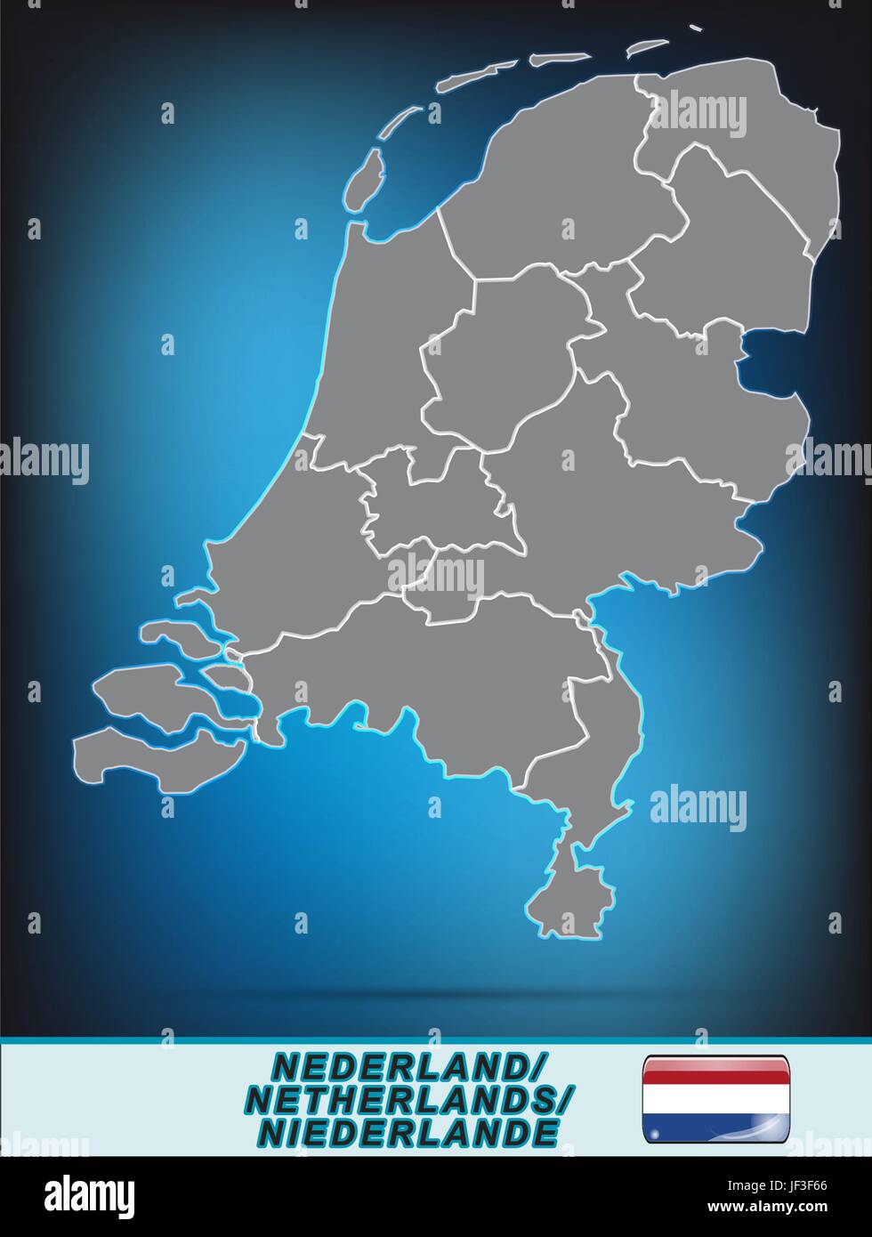 map of netherlands Stock Vector Image & Art - Alamy