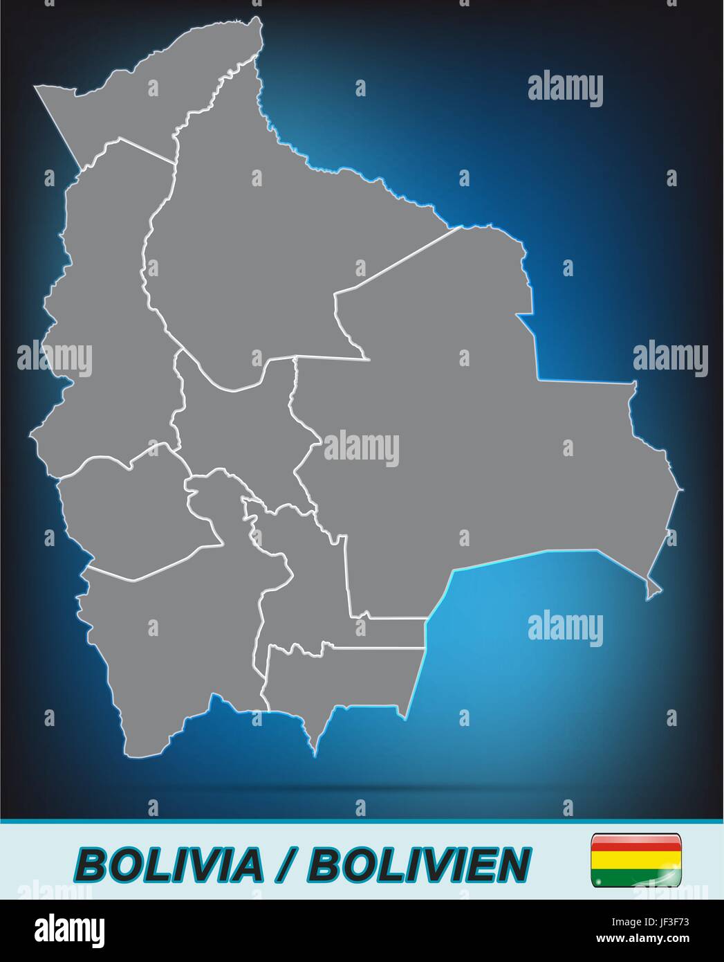 bolivia location on world map