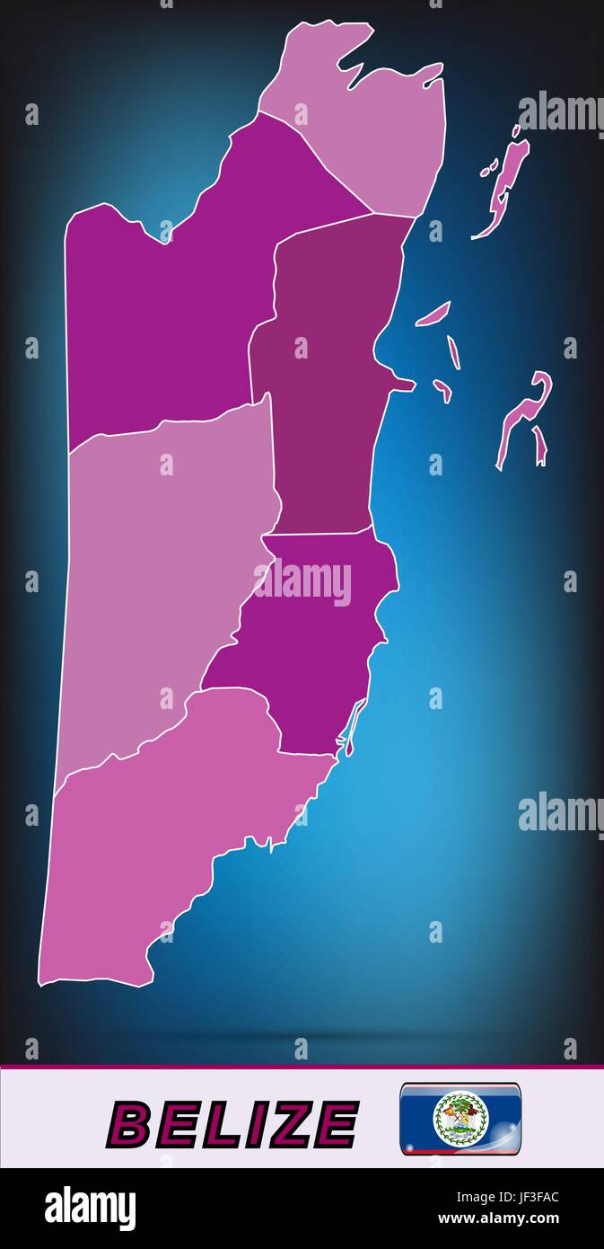 Map of belmopan hi-res stock photography and images - Alamy