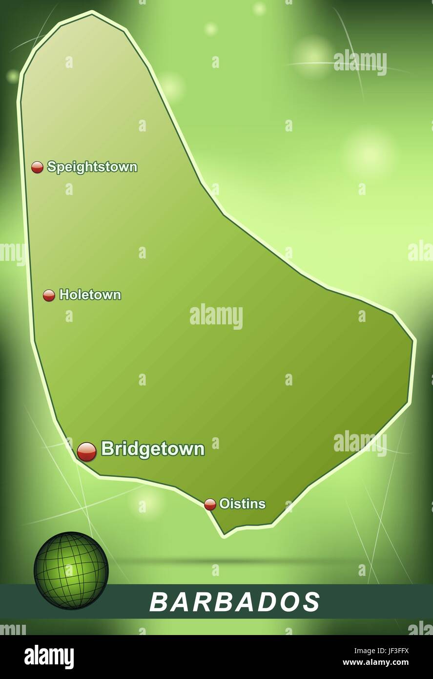 map of barbados Stock Vector Image & Art - Alamy