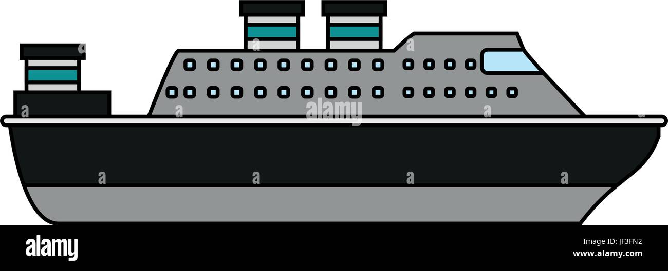 Ship vector illustration Stock Vector Image & Art - Alamy