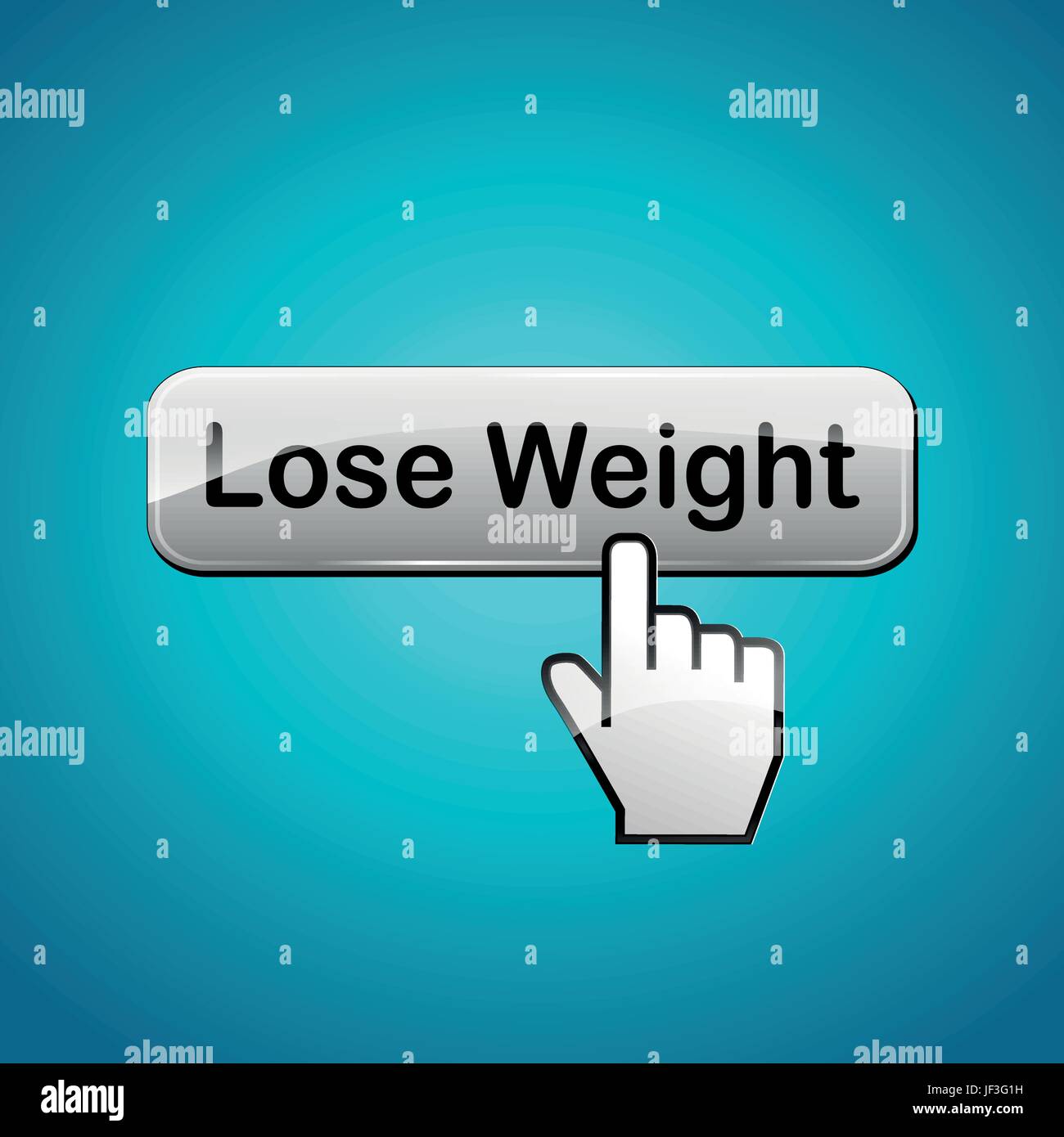 Weight loss conceptual image Stock Vector Images - Alamy