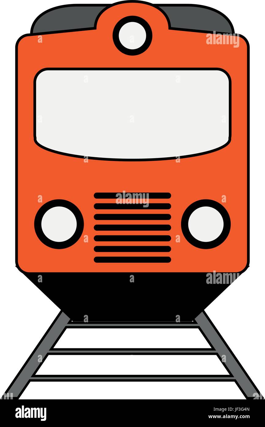 Fast moving passenger train Stock Vector Images - Alamy