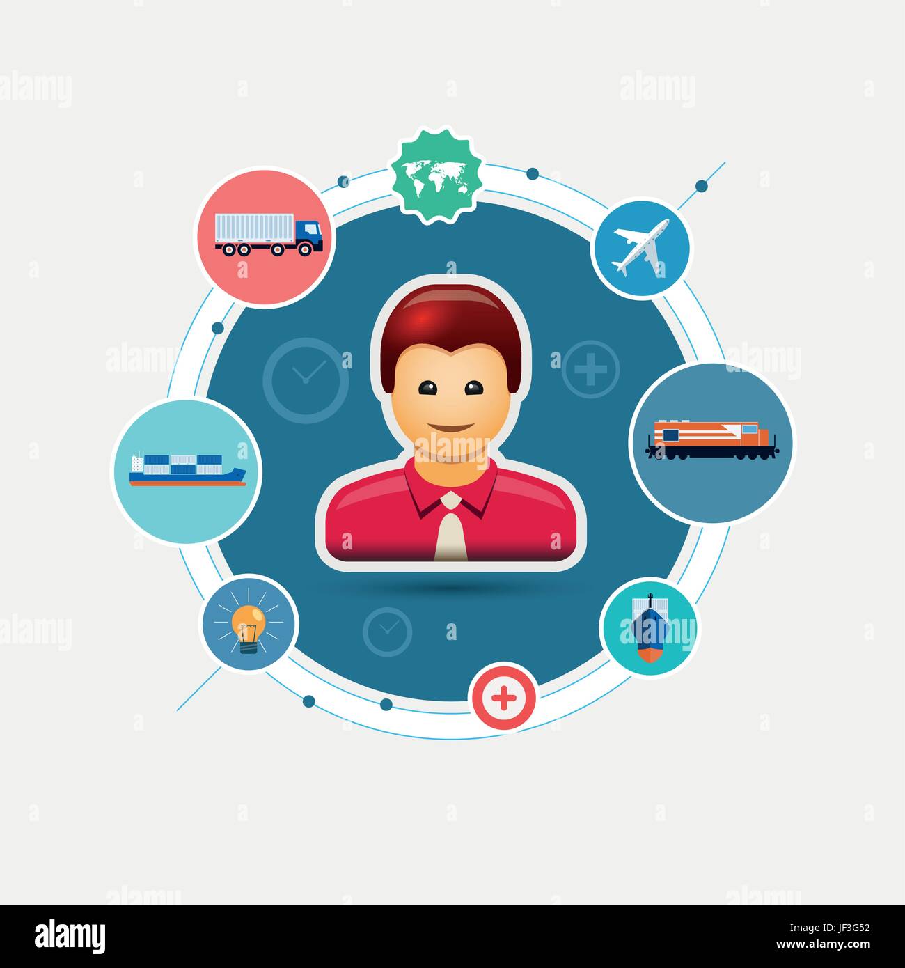 Work ship portrait Stock Vector Images - Alamy