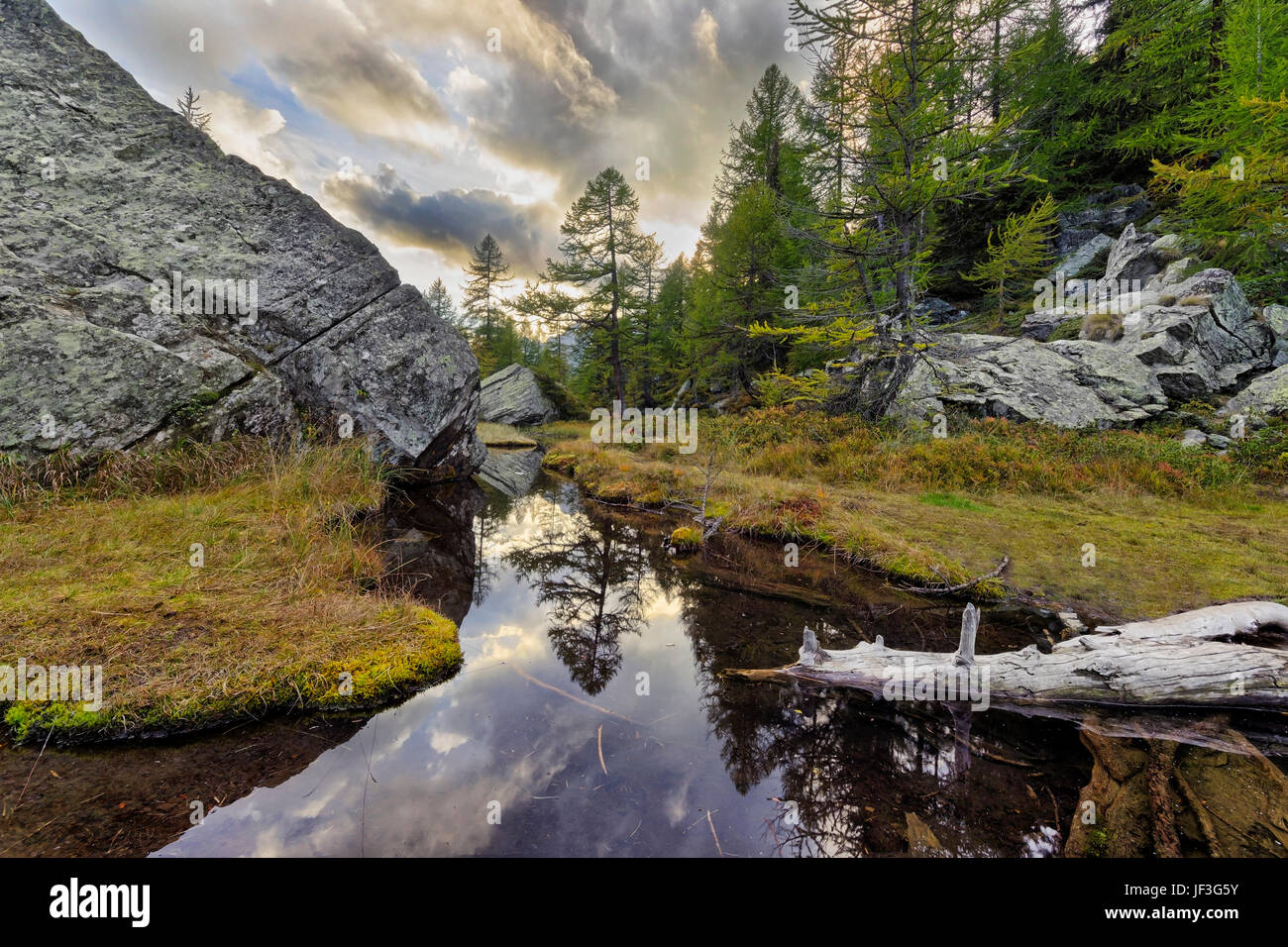 Witches Lake in Alpe Devero, Italy Stock Photo - Alamy