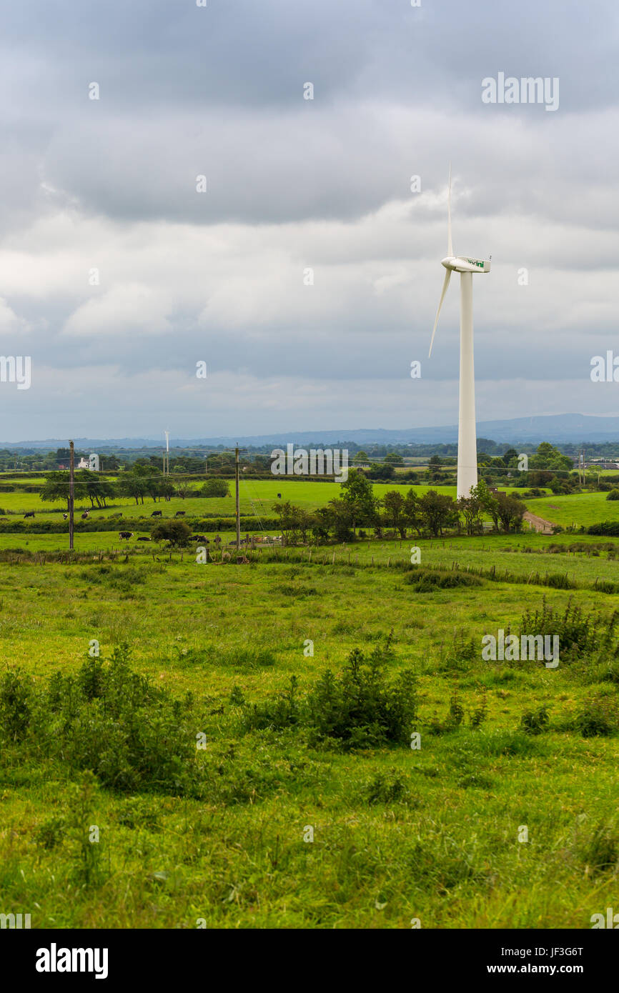 Wind N.I. Turbines Stock Photo - Alamy