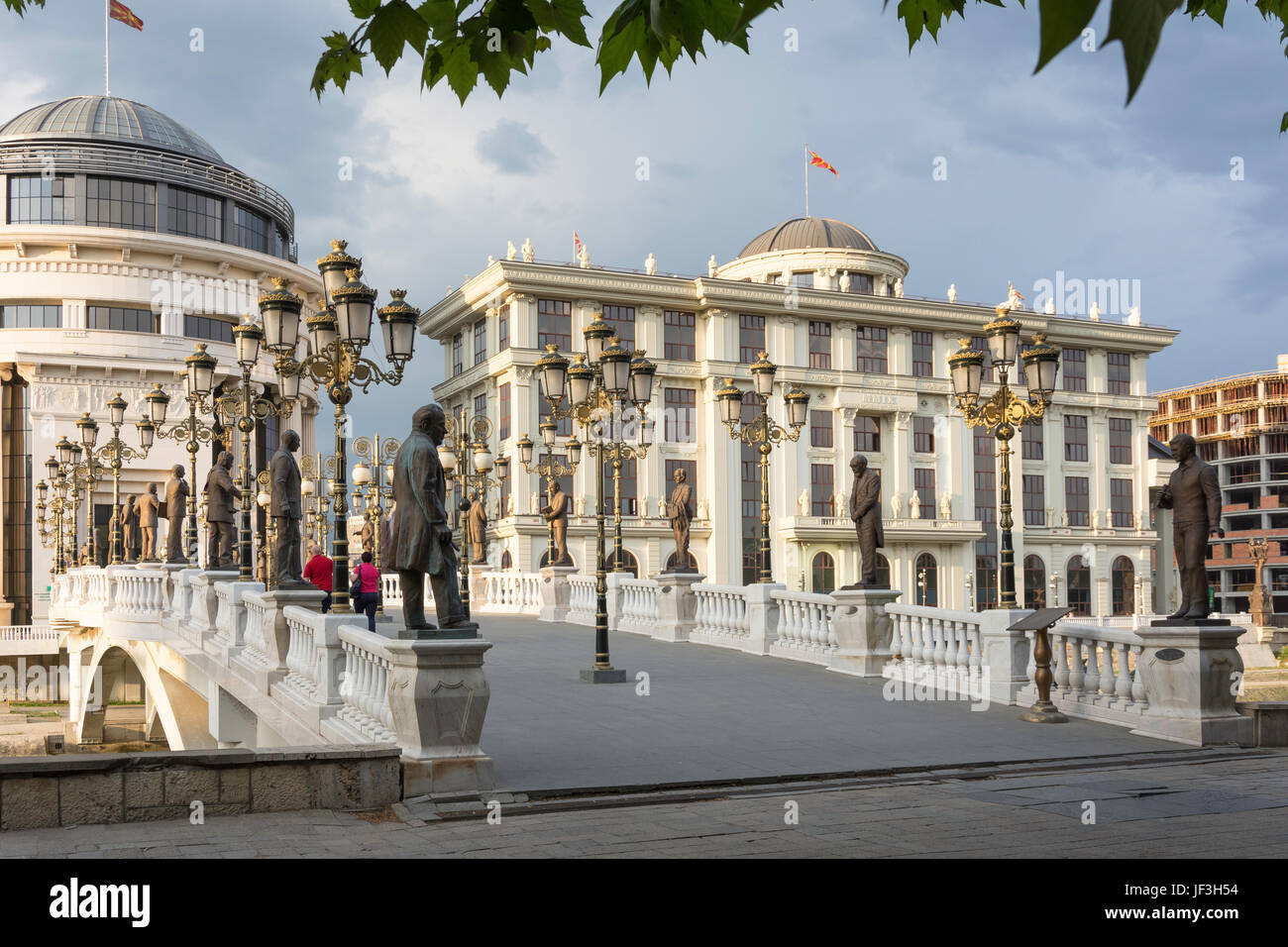 Archeological Museum and Communications building across Bridge of ...