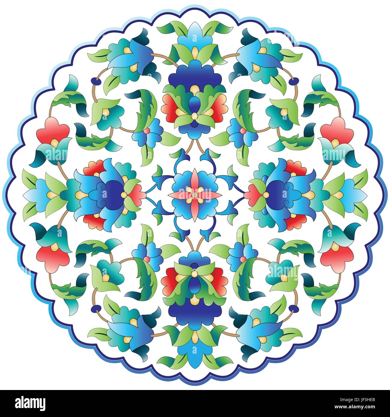 blue, antique, traditional, oriental, ceramic, white, floral, blue ...