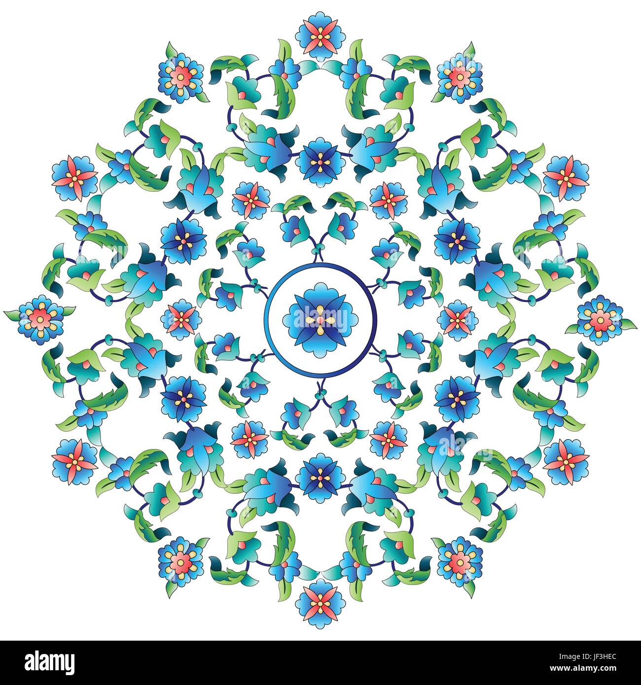 blue, antique, traditional, oriental, ceramic, white, floral, blue ...