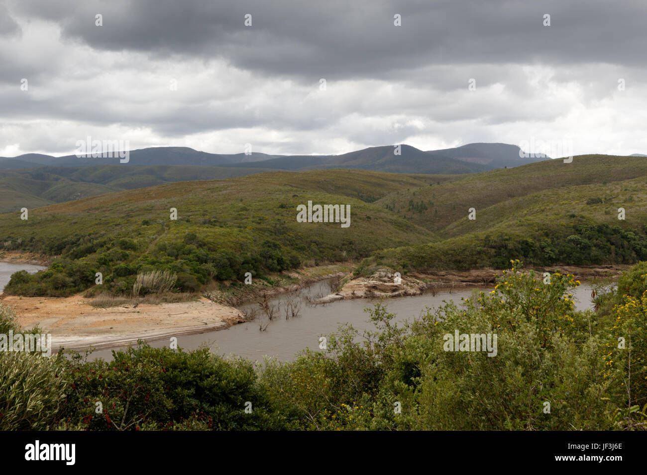 Irrigation dam side view hi-res stock photography and images - Alamy
