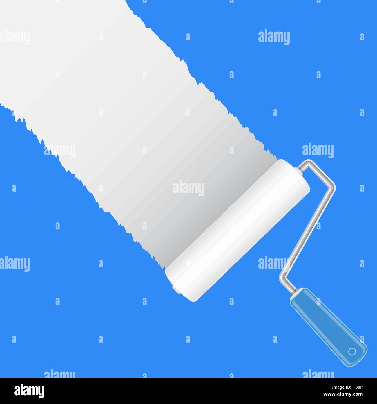 Old style paint roller Stock Vector Images - Alamy