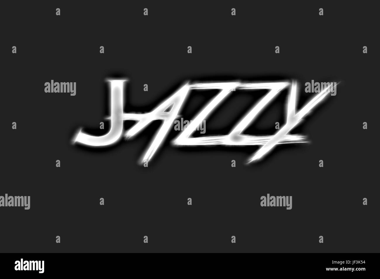 Jazz lettering Black and White Stock Photos & Images - Alamy