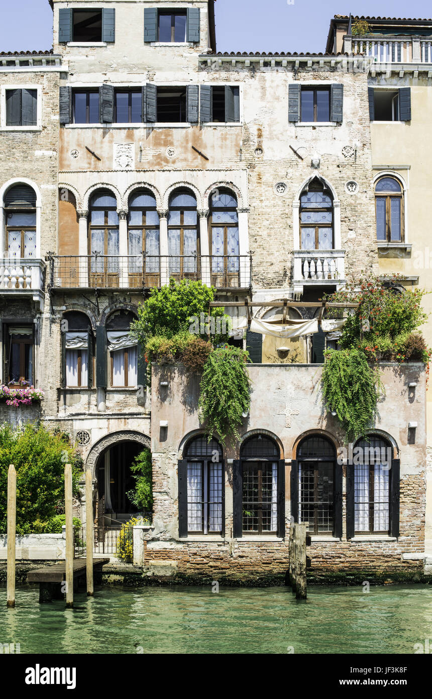 Ancient buildings in Venice Stock Photo - Alamy