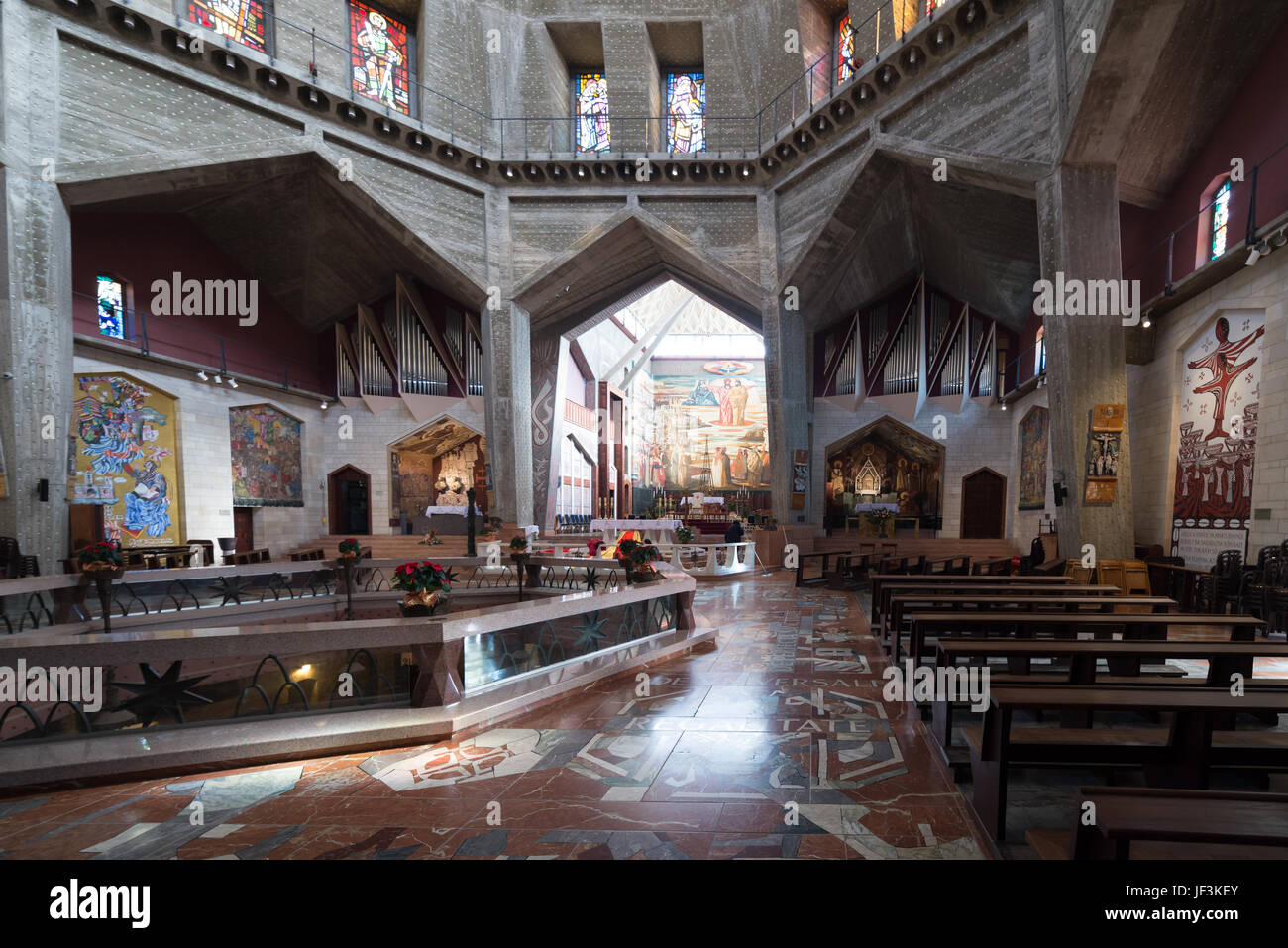 Basilica of the Annunciation in Nazareth, Israel Stock Photo - Alamy