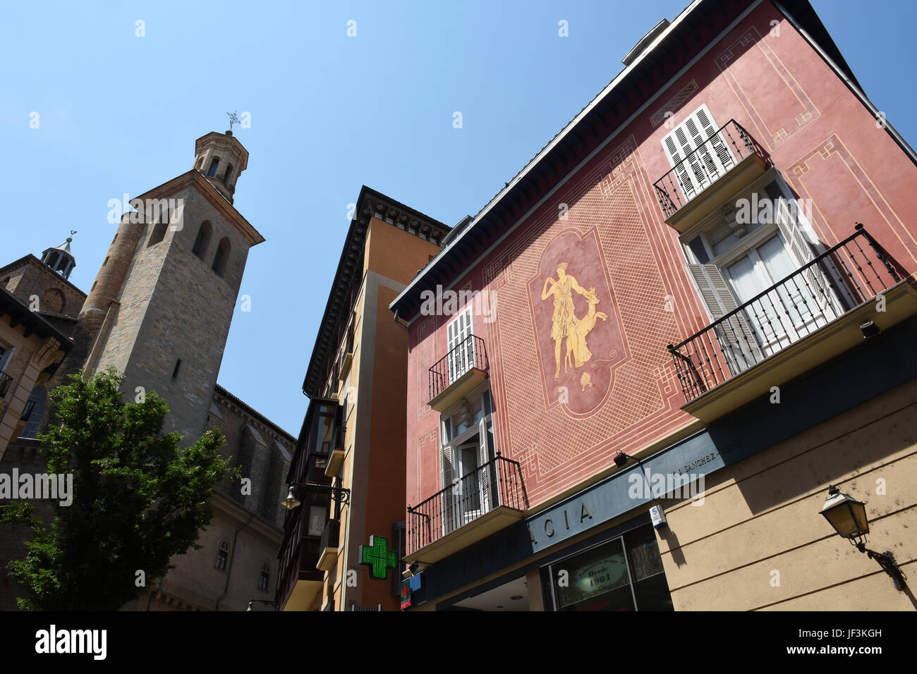 Pamplona in Navarre region of Spain Stock Photo - Alamy