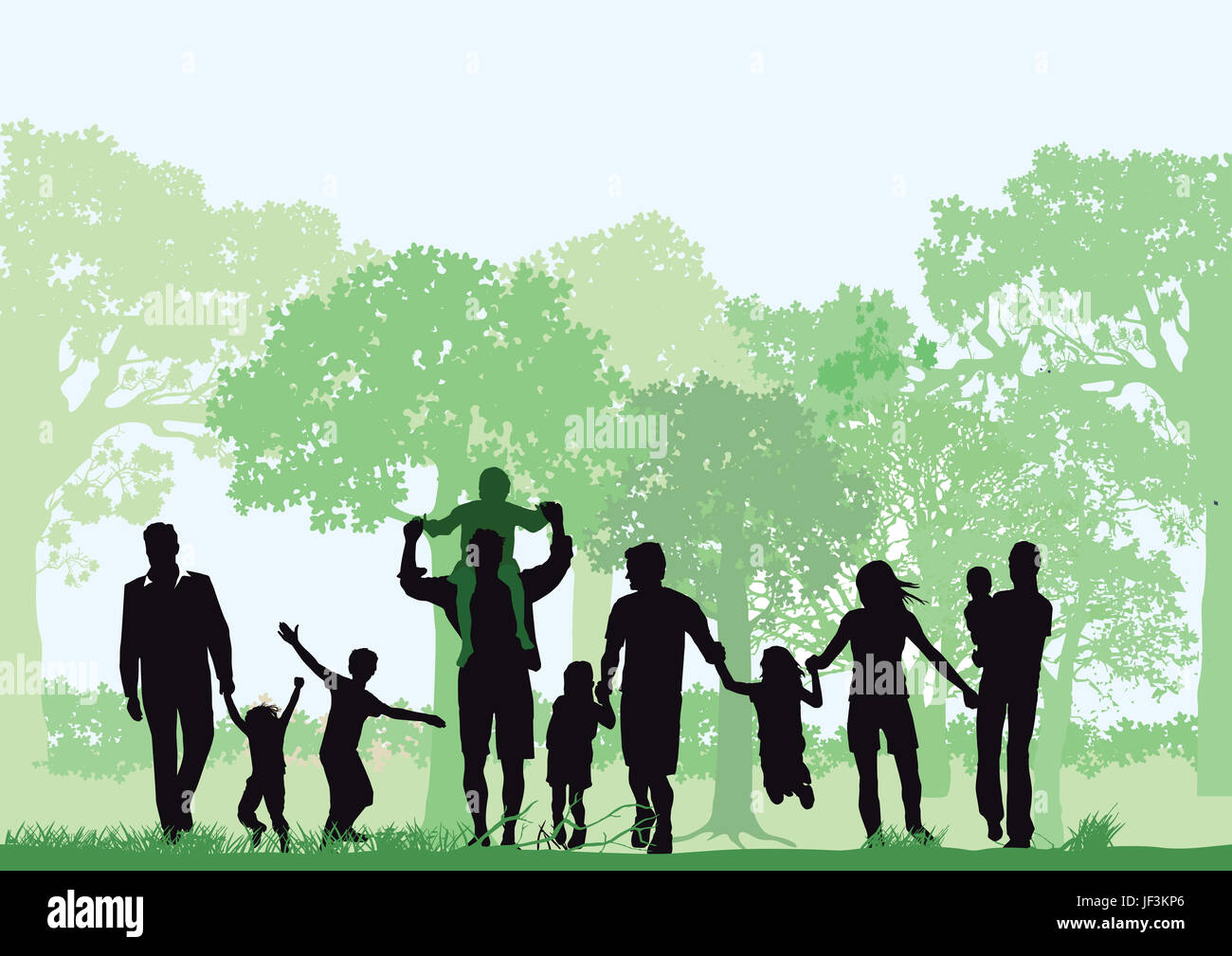 Children in forest hi-res stock photography and images - Alamy