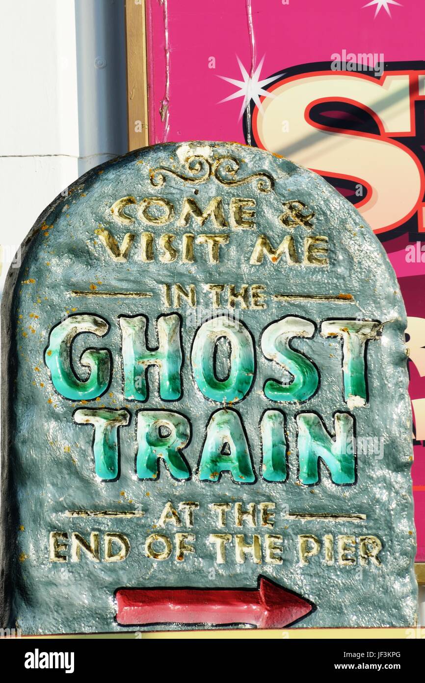 Fairground ghost train hi-res stock photography and images - Alamy