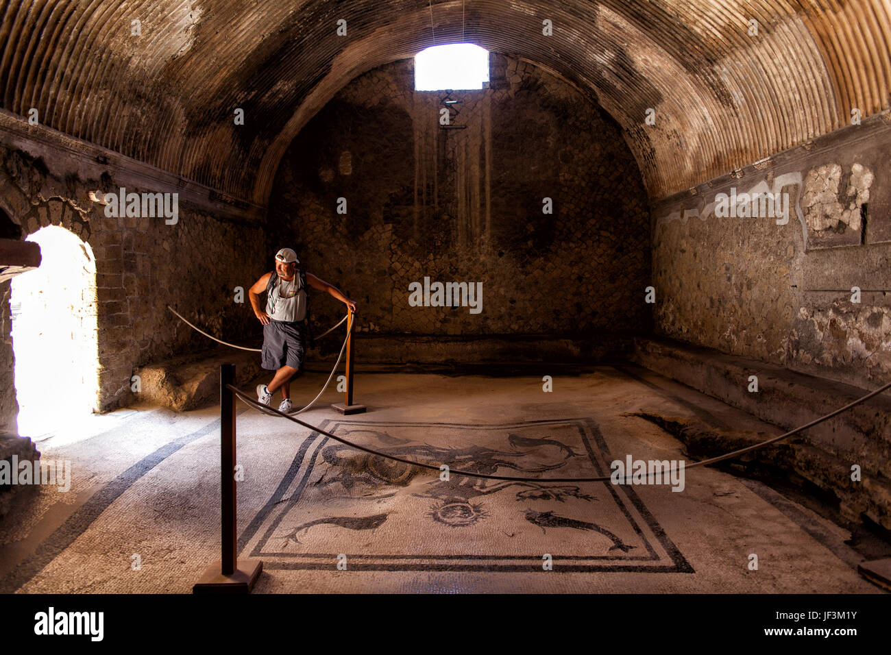 Ercolano unesco world heritage site Stock Photo - Alamy