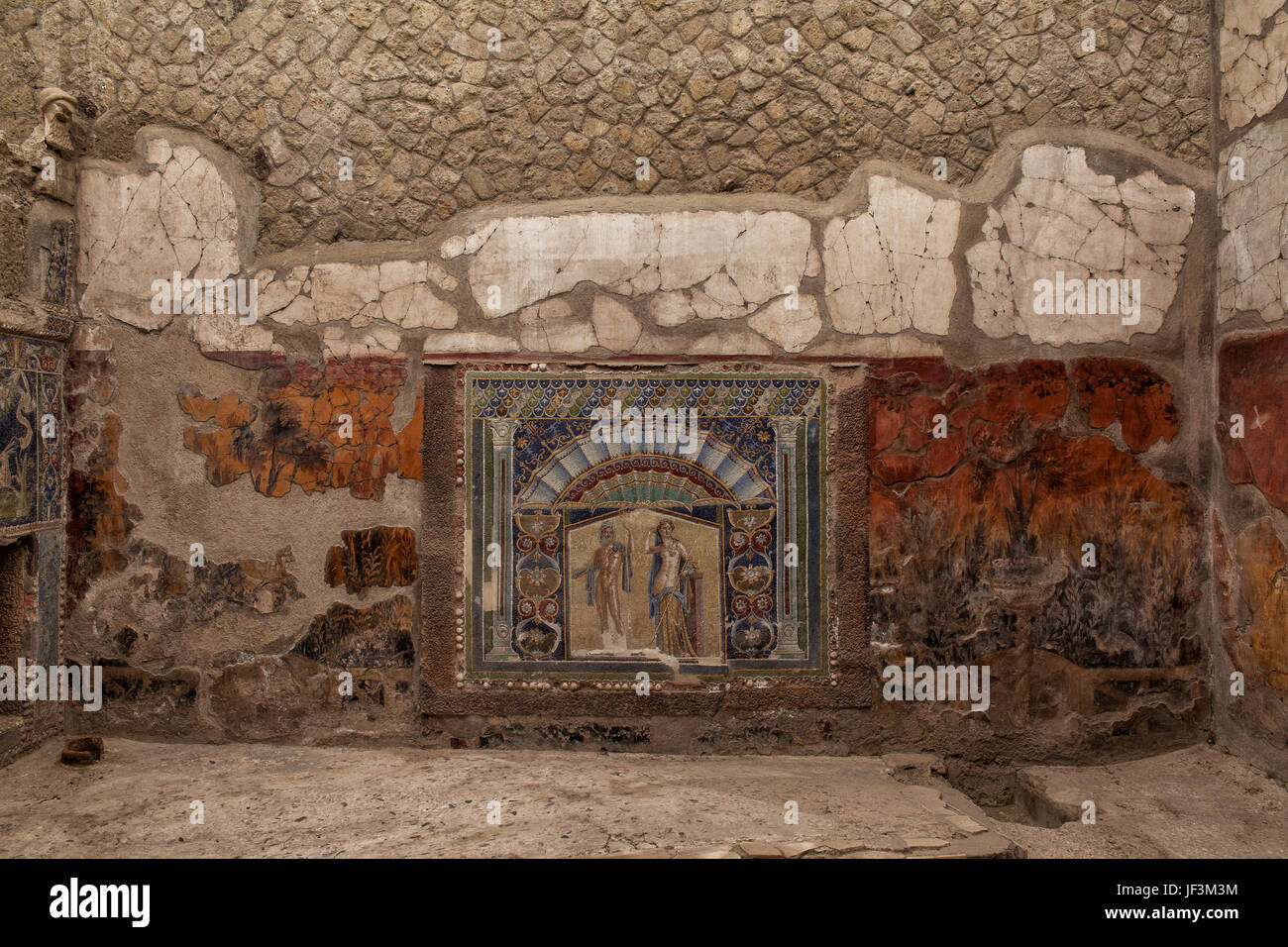 Ercolano unesco world heritage site Stock Photo - Alamy
