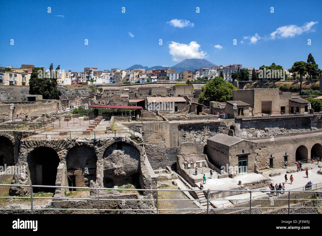 Ercolano unesco world heritage site Stock Photo - Alamy