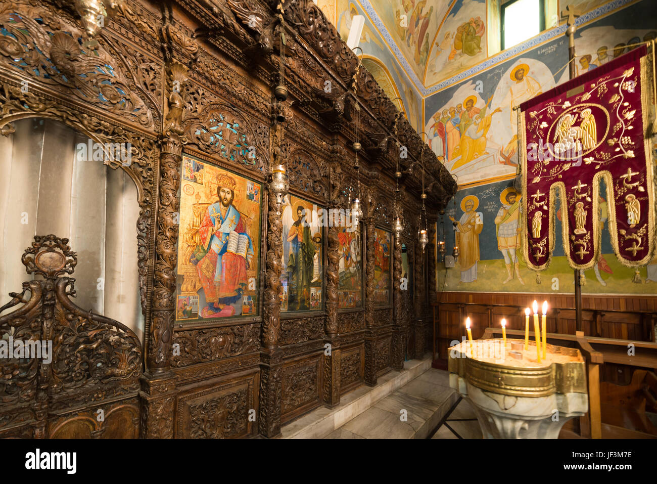 Greek Orthodox Church of the Annunciation at Nazareth Stock Photo - Alamy