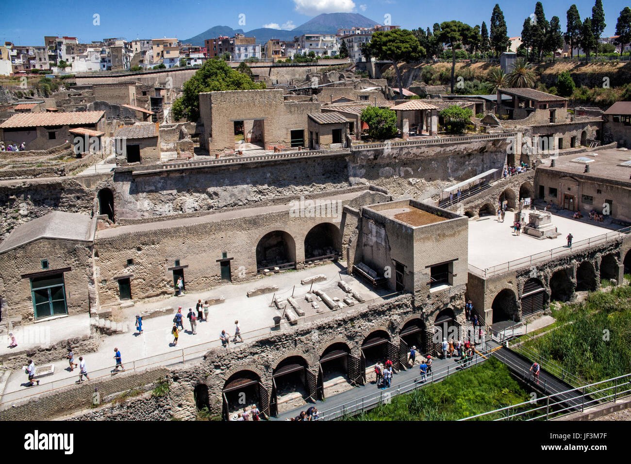 Ercolano unesco world heritage site Stock Photo - Alamy