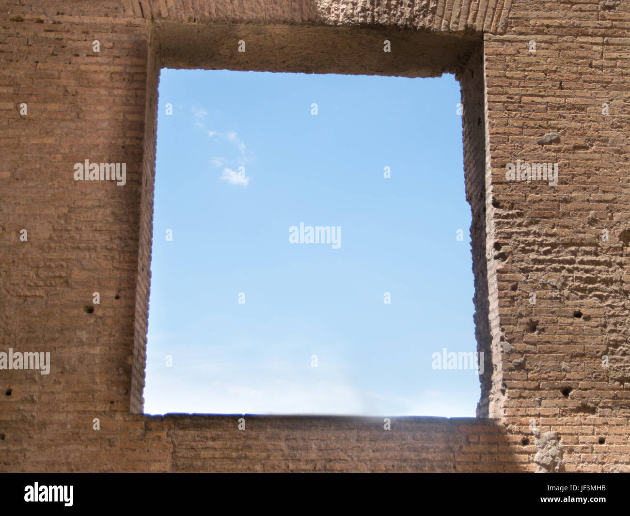 Ancient Window of the House of Augustus on the Palatine Hill in Rome ...