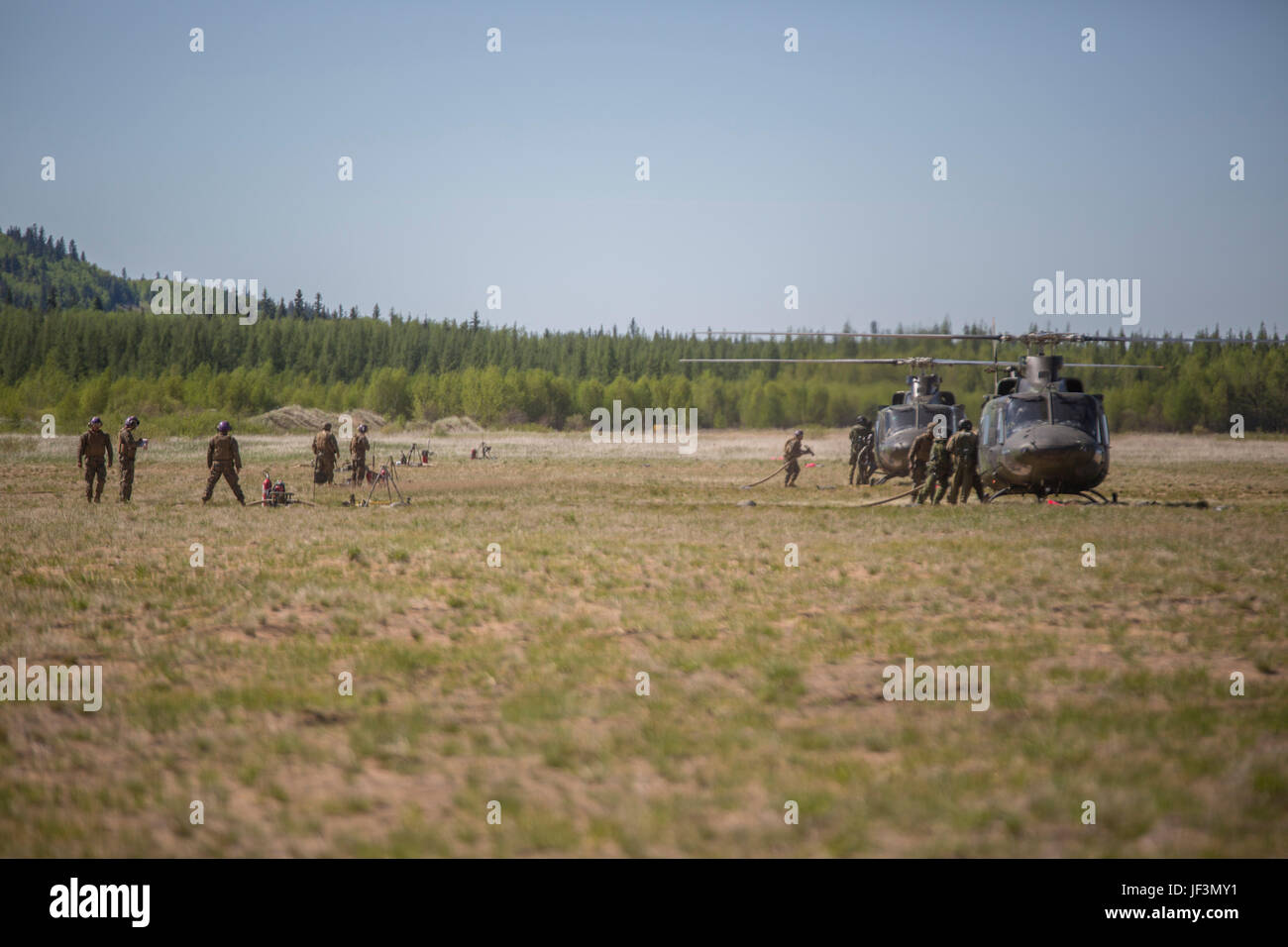 Marines with Marine Wing Support Squadron 473, Marine Aircraft Group 41 ...