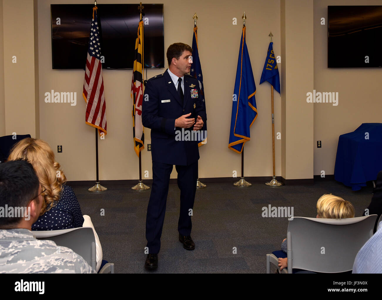 Air Force Brig. Gen. Randolph J. Staudenraus, wing commander of the ...